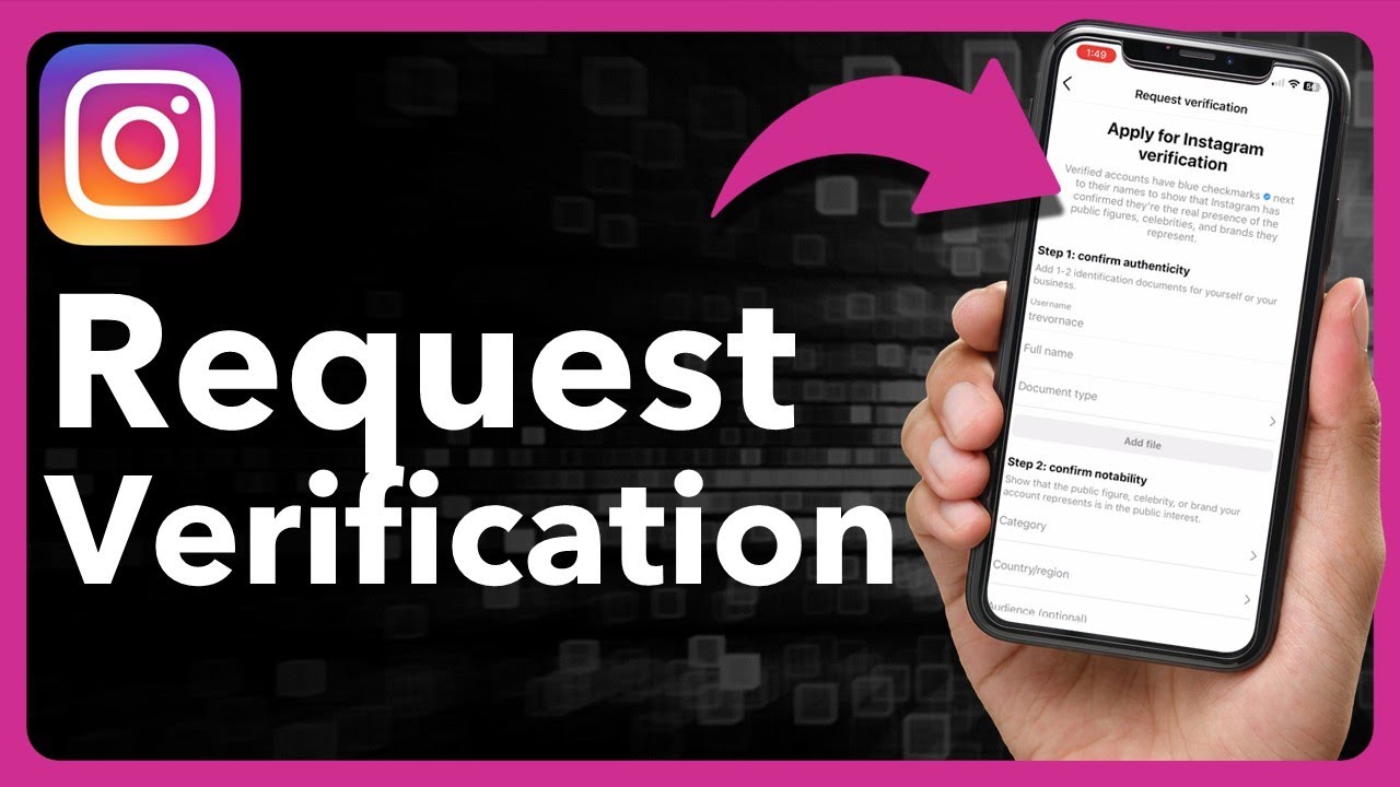 How To Request Verification On Instagram - YouTube