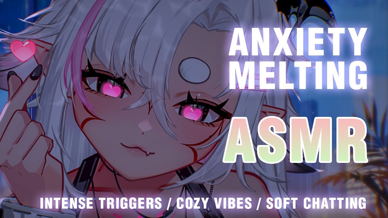 ASMR 】🩷Intense Tingly Triggers // Gentle Breathing & Chatting // Sleep ...