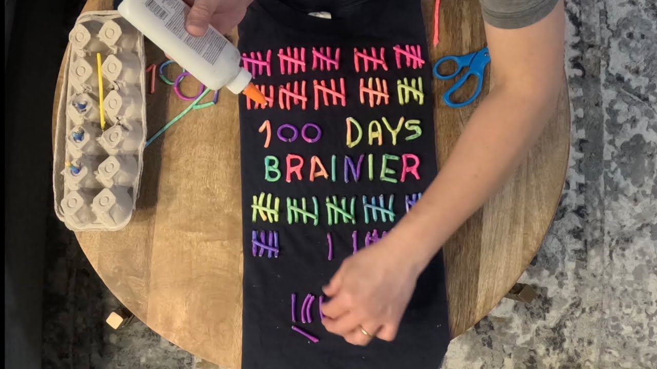 The Making of My 100 Days Learning Shirt - YouTube