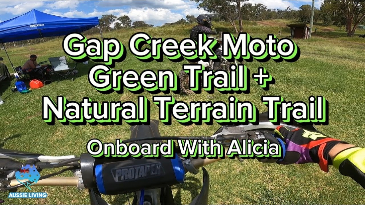 Gap Creek Moto Green Trail + Natural Terrain Trail - YouTube