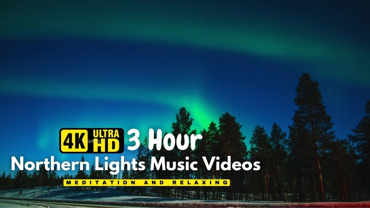Aurora Borealis And Northern Lights - Relaxing Ambient Music for Sleep ...