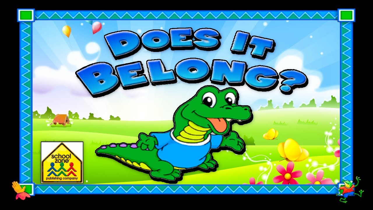 School Zone Does It Belong? (PC, Windows) [2004] longplay. - YouTube