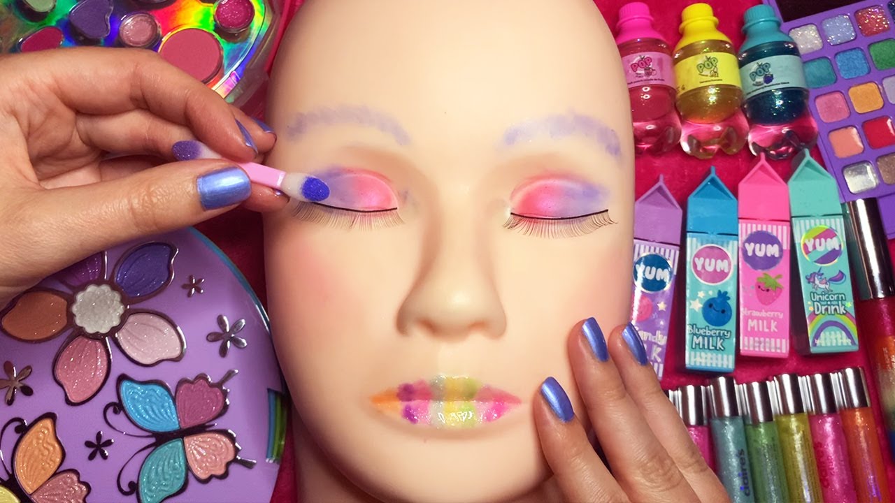 ASMR Claire’s Makeup on Mannequin (Whispered) - YouTube