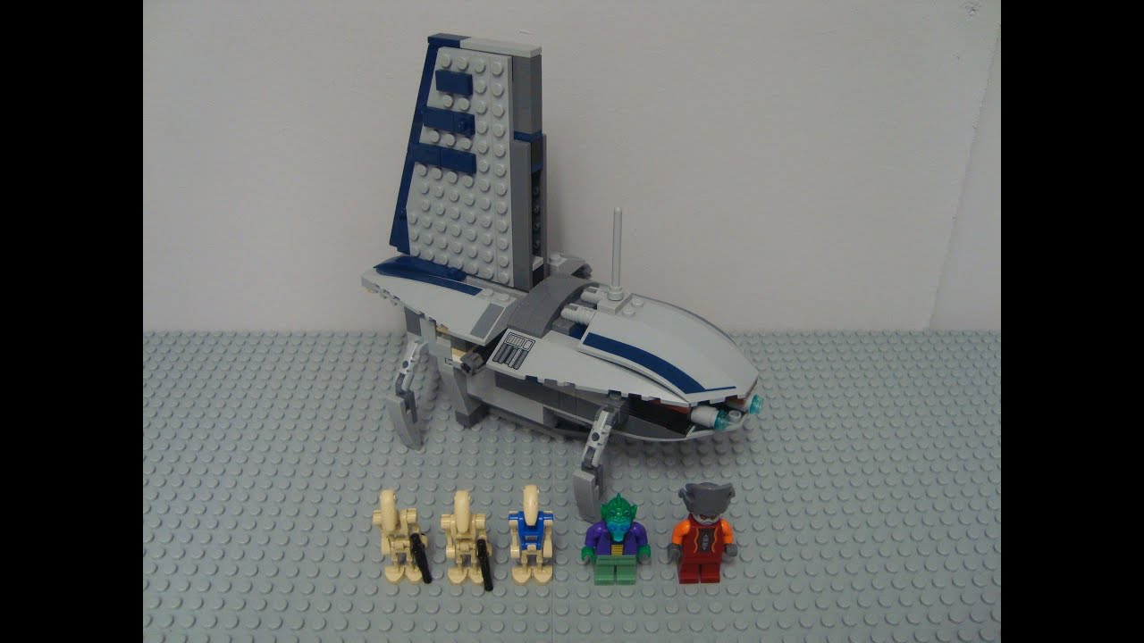 LEGO STAR WARS SEPRATIST SHUTTLE 8036 REVIEW - YouTube