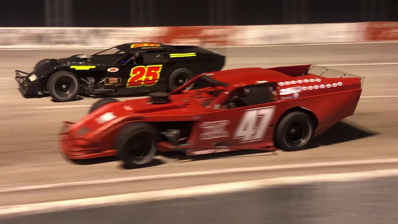 June 6, 2020 Huntsville Speedway Open Wheel Race Finish. Winner Kyle ...