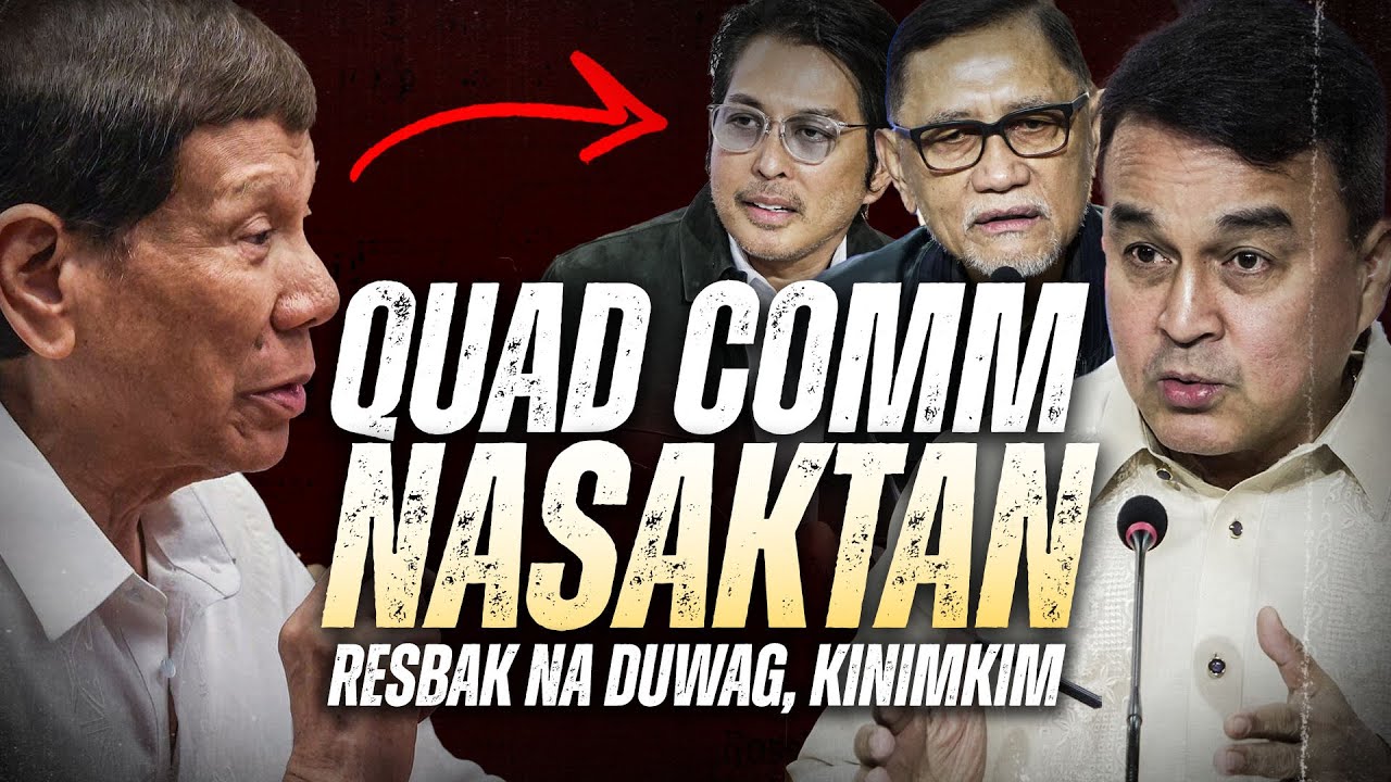 Quad Comm, nasaktan sa resbak na duwag; opening statement ni Barbers ...