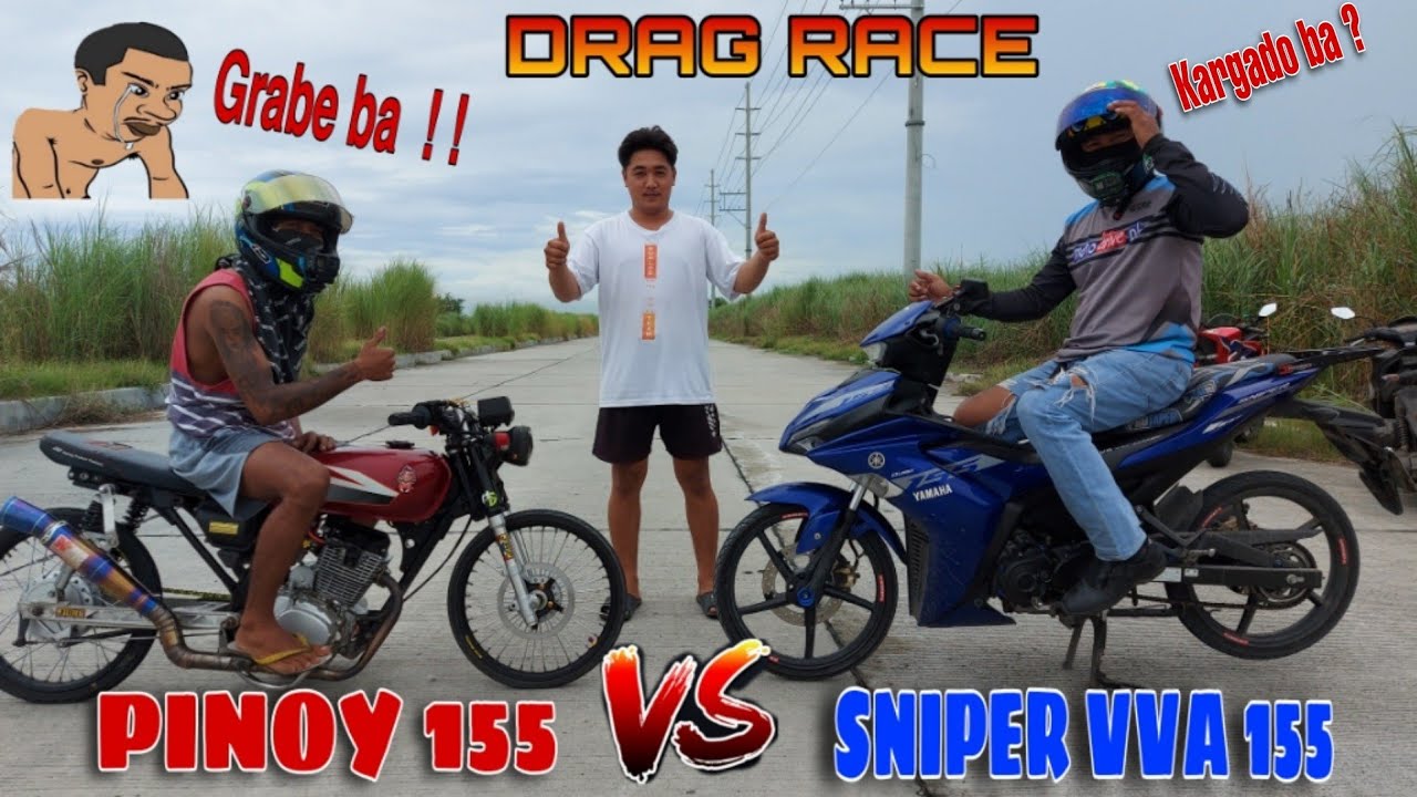 PINOY 155 vs. SNIPER VVA 155 - YouTube