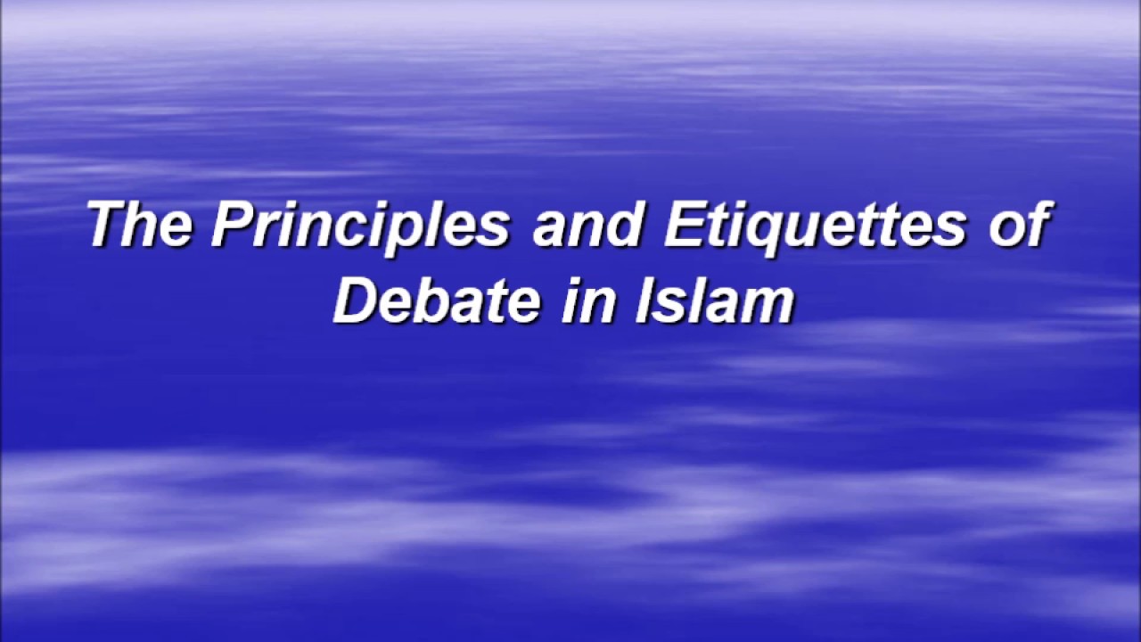 How to Debate for Muslims by Bassam Zawadi (Canada) - YouTube