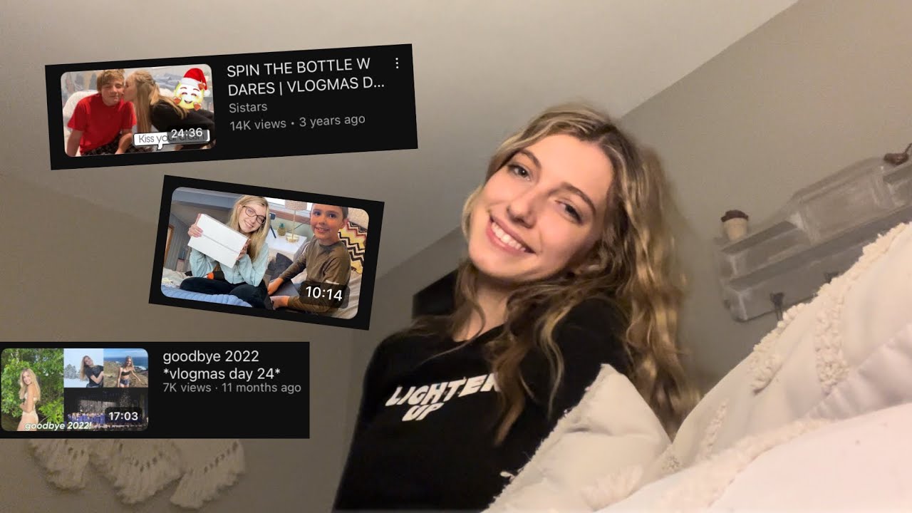 reacting to previous vlogmas seasons | vlogmas day 24 - YouTube