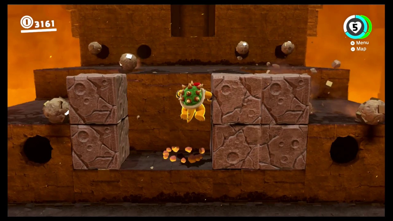 Mario Odyssey darker side invisible cap challenge - YouTube