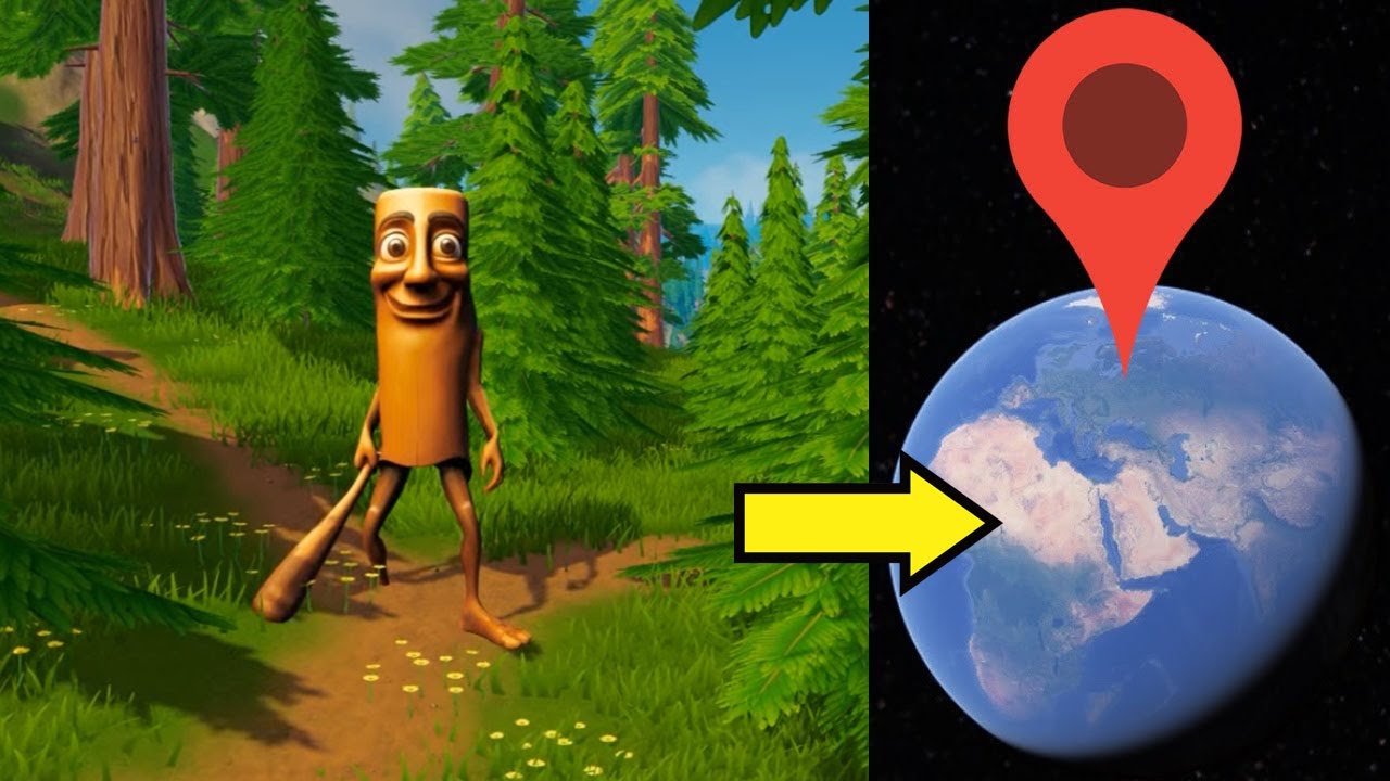 Tung Tung Tung Sahur In forest In Real Life on Google Earth - YouTube