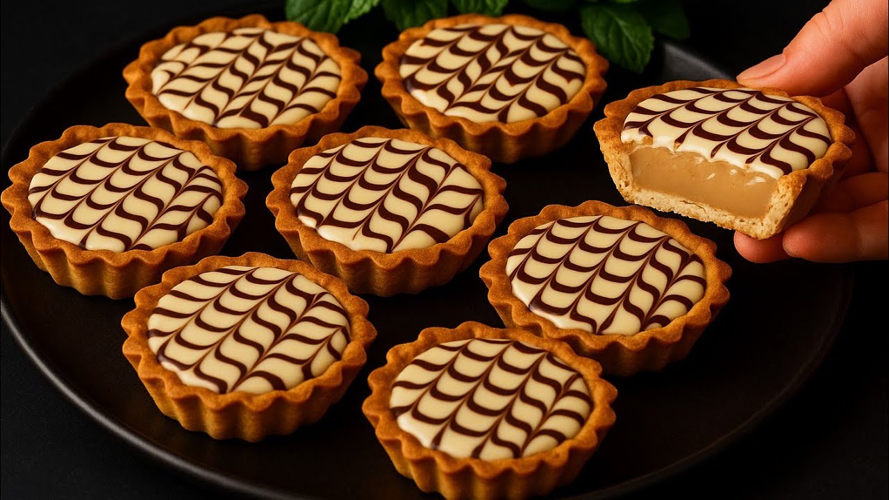 Coffee Custard Tarts/ Tartlets - YouTube