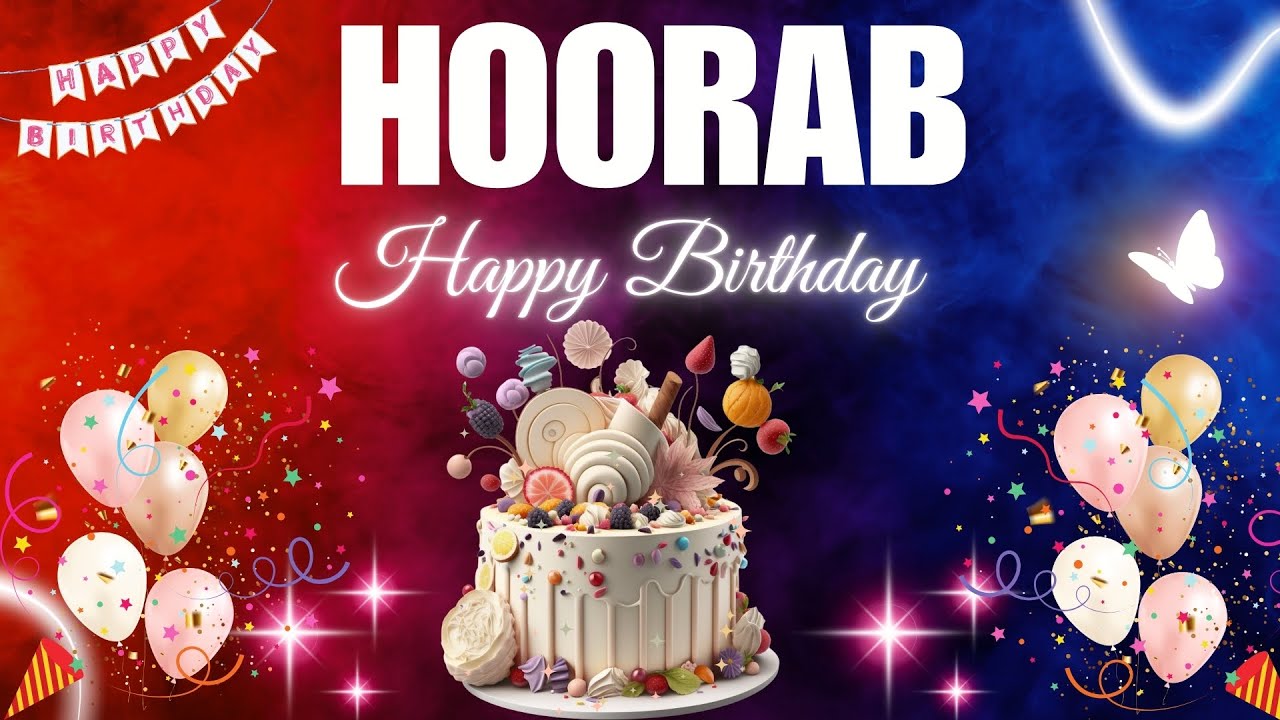 HOORAB Happy Birthday Song | HOORAB Name Meaning🎂🎈 #birthday # ...