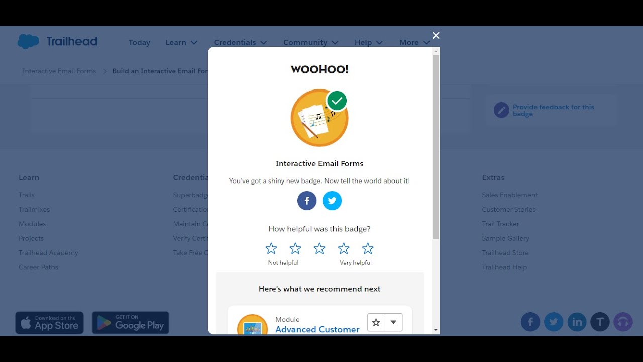 Interactive Email Forms In Salesforce Trailhead - YouTube
