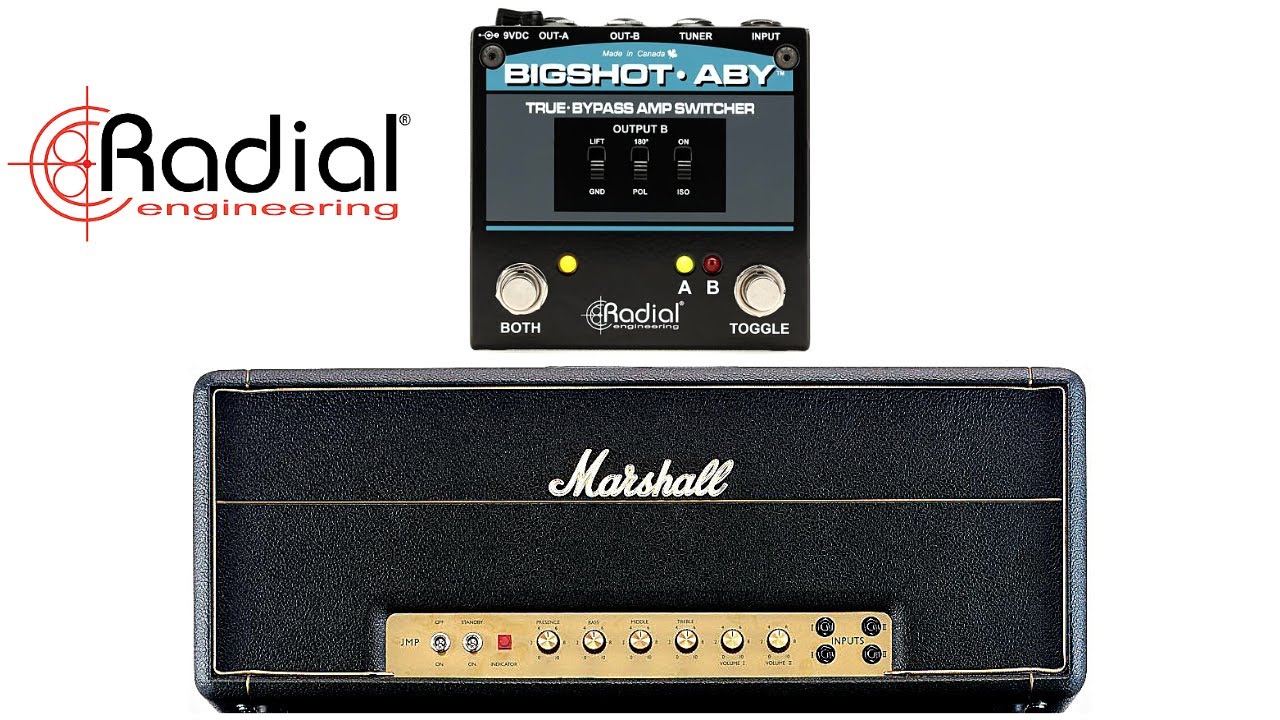 Radial BigShot ABY with Marshall Plexi Amps - YouTube