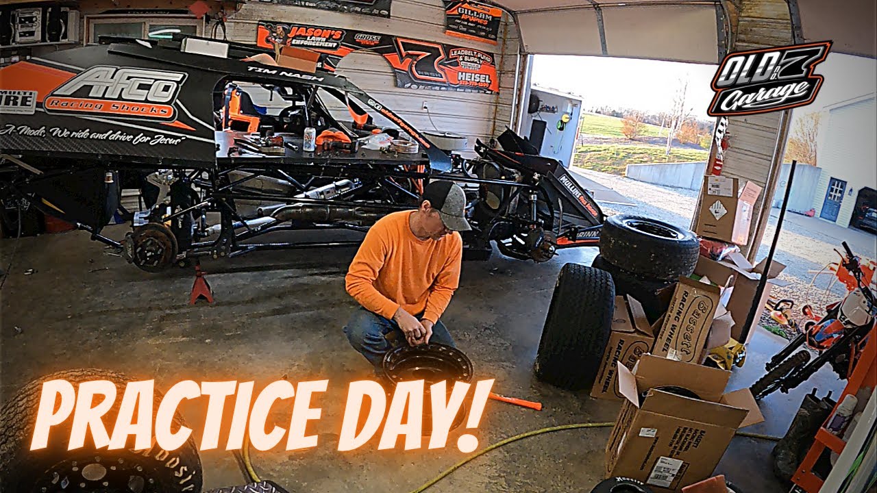 Prepping the New car for practice at our home track / Chase gets a ...