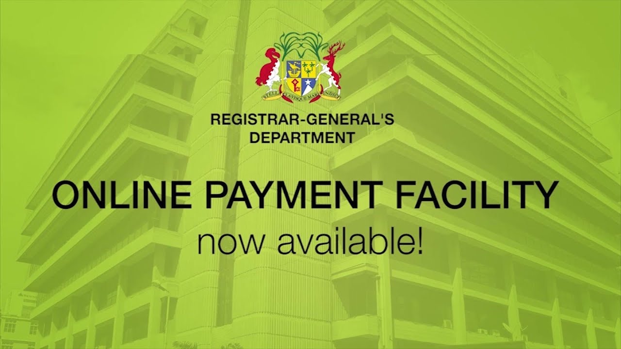 Bureau de L'Enregistrement - Registrar General Department - YouTube