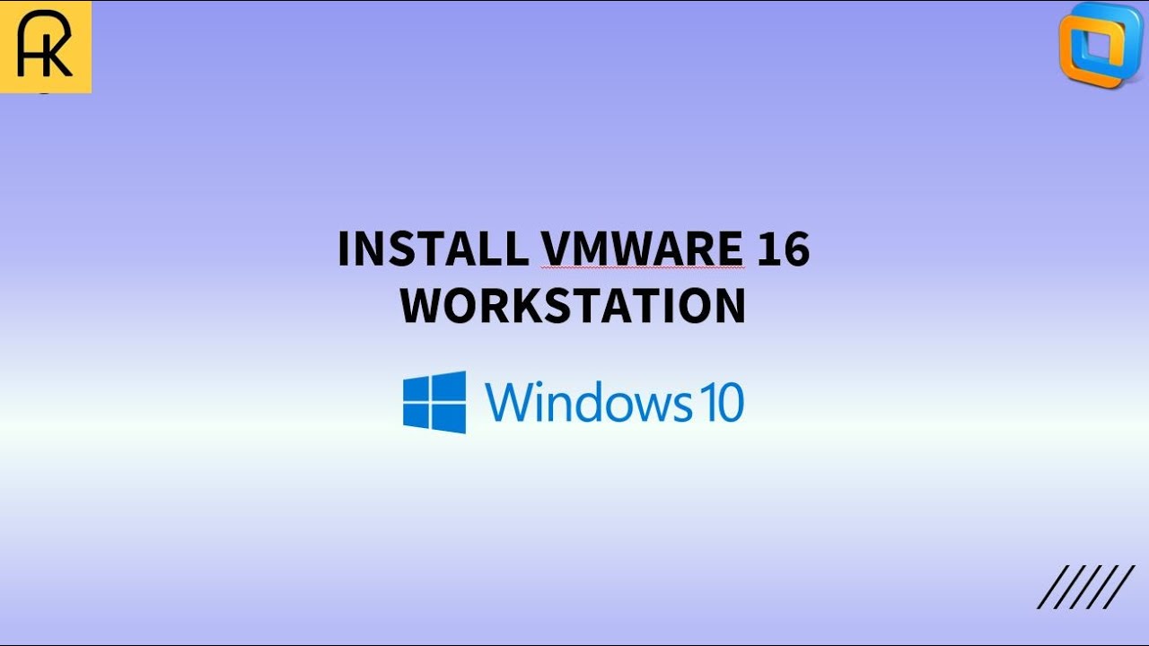 CARA INSTALL VMWARE WORKSTATION 16 PADA WINDOWS 10 - YouTube