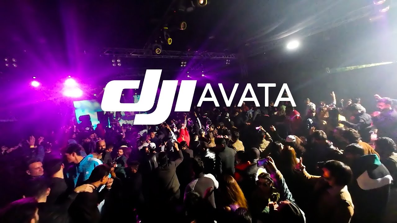 DJI AVATA Night Footage (EDM Event) - YouTube