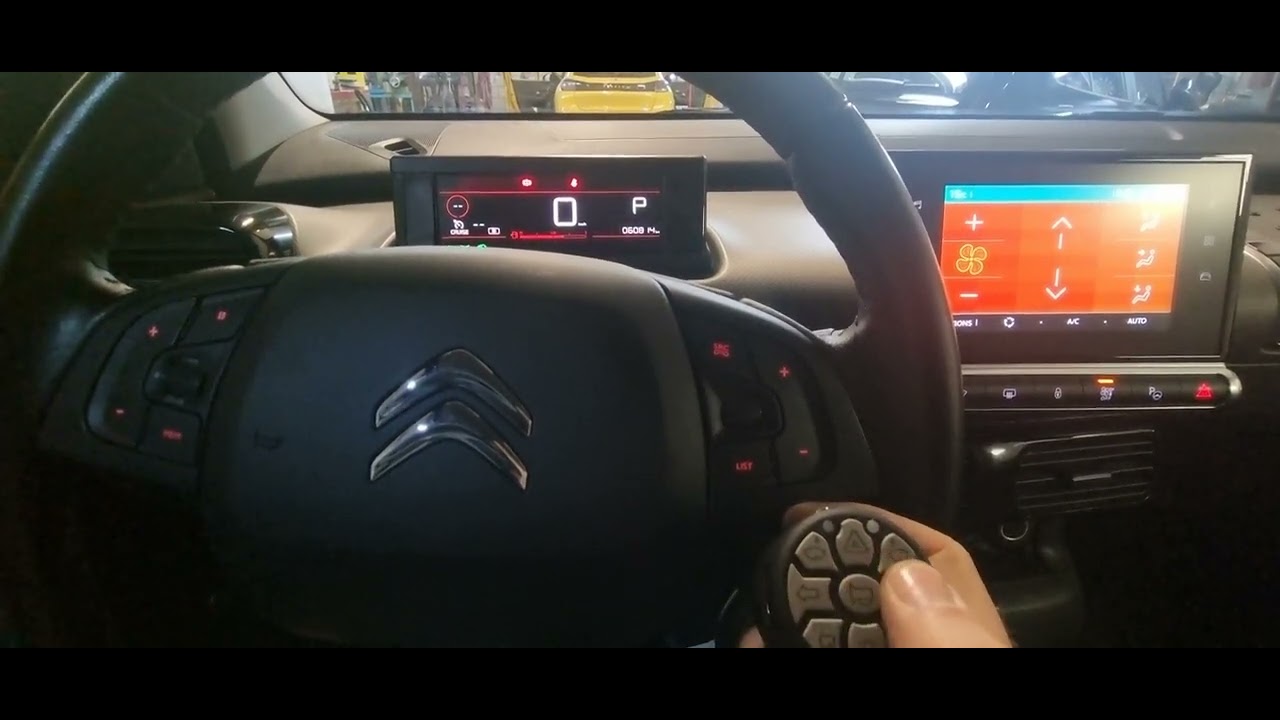 télécommande pendulaire Guidosimplex sur Citroën C4 cactus de 2019 ...