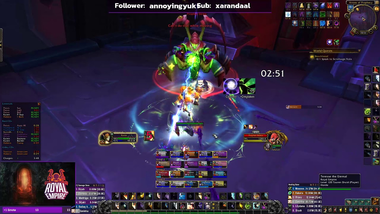 WoW: Prophet Skitra Mythic - Priest Disc - YouTube
