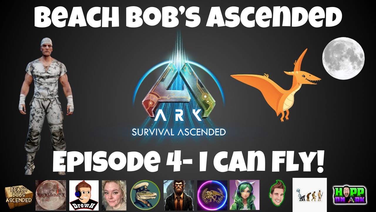 Ark Survival Ascended - Beach Bobs Ascended - S1EP4 - I can Fly! - YouTube