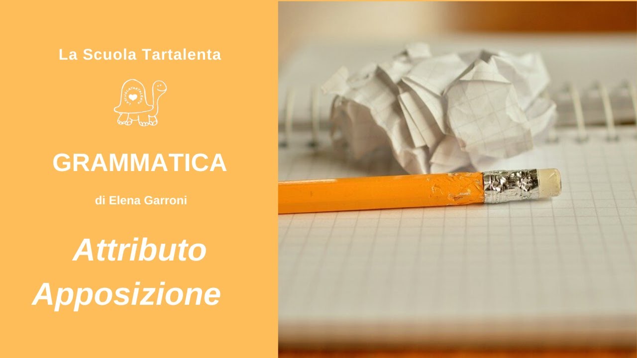 ATTRIBUTO E APPOSIZIONE IN MENO DI DUE MINUTI! - classe II media - YouTube