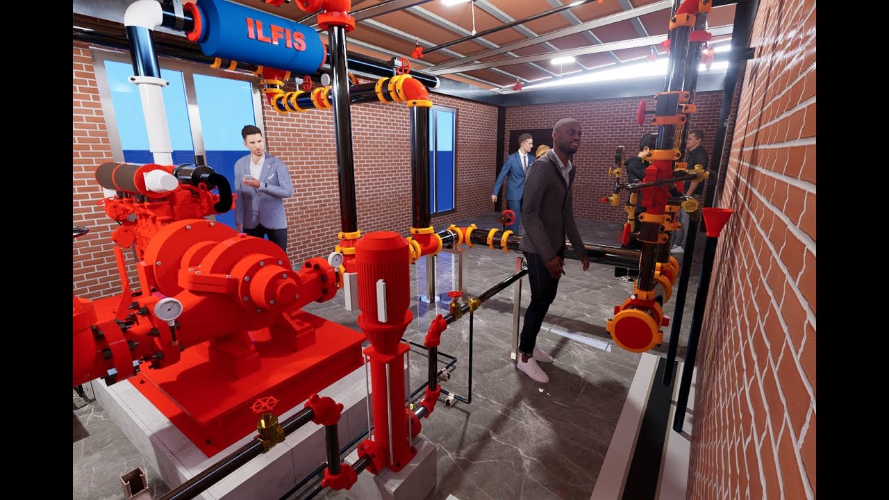 FIRE PUMP ROOM -REVIT (CUARTO DE BOMBAS) MODEL TRAINIG CENTER - YouTube