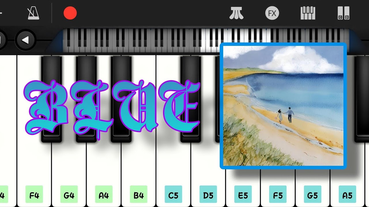 YUNG KAI - BLUE • PERFECT PIANO TUTORIAL - YouTube