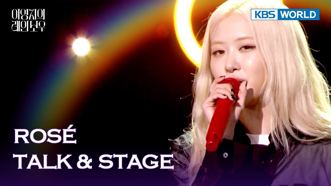 [ENG/IND] ROSÉ TALK & STAGE (The Seasons) | KBS WORLD TV 241212 - YouTube