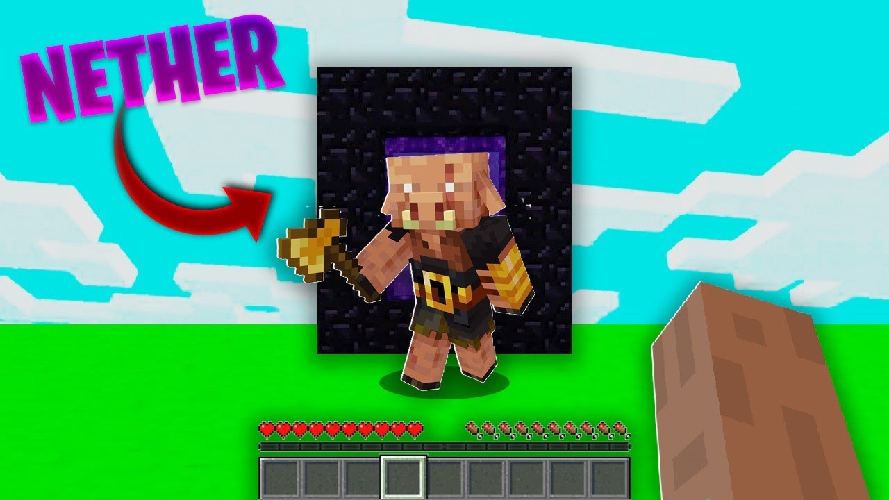 Wir *ERÖFFNEN* das Nether! | Minecraft Insel - YouTube