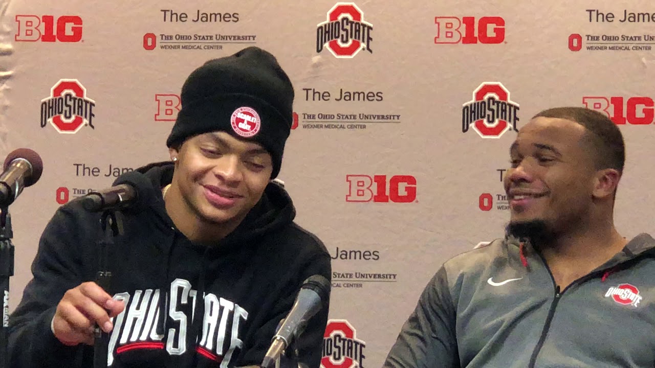 Buckeye Players On Win Over Michigan - YouTube
