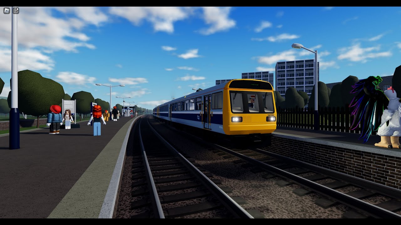 Playing a new Roblox train game!! - YouTube