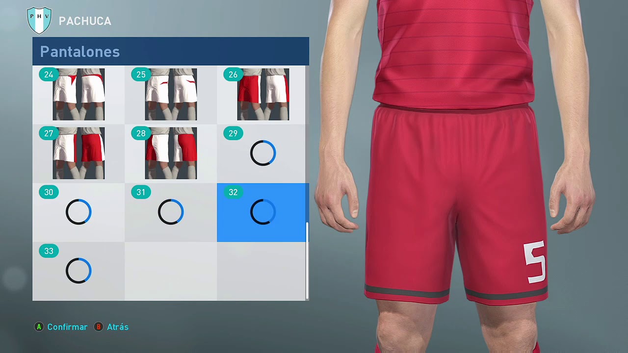 Kits Club Pachuca PES 2019 Xbox One - YouTube