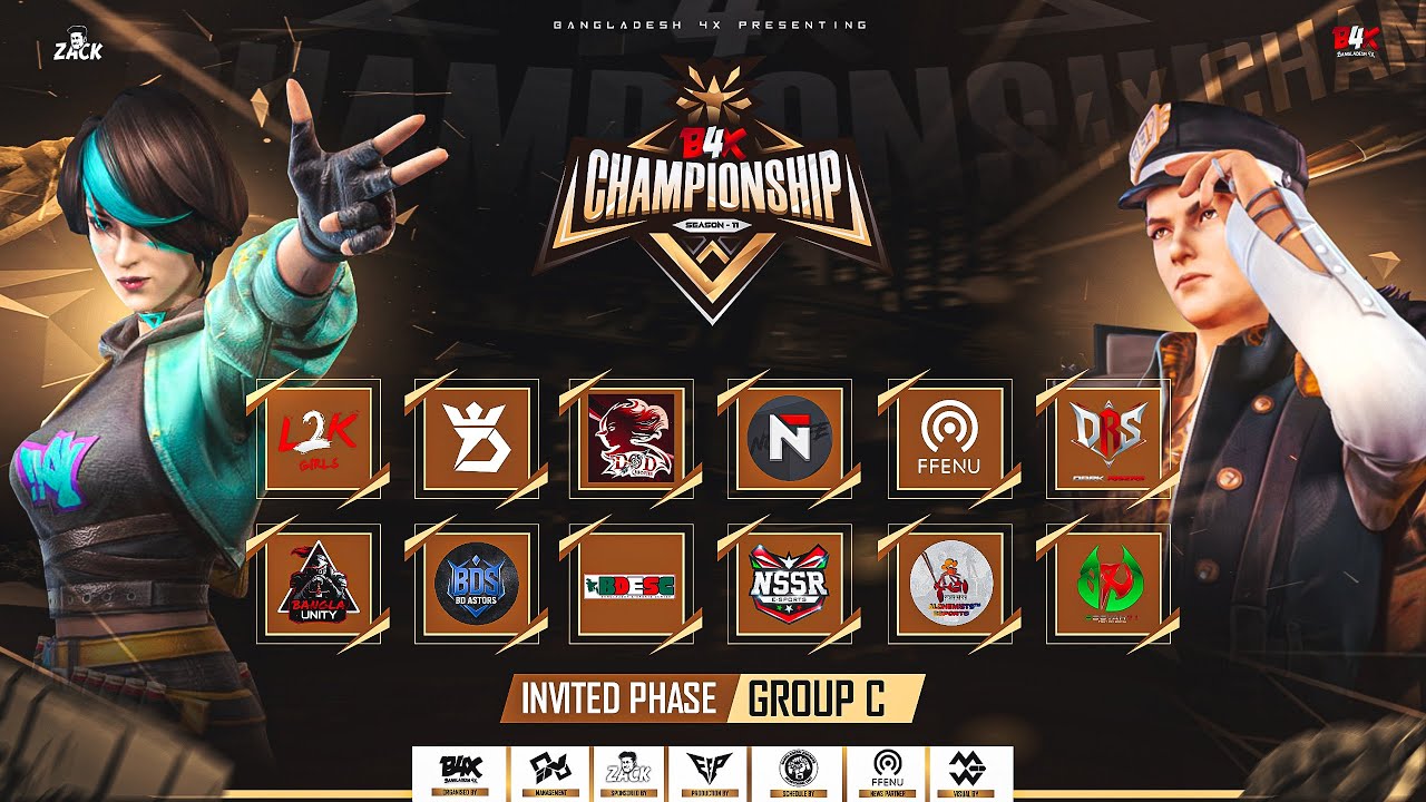 (🔴LIVE) B4X CHAMPIONSHIP SEASON 11 || INVITED PHASE GROUP C ...