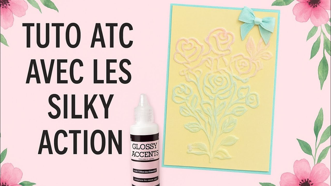 Tuto ATC coloré/ avec les Silky Crayons Action - YouTube