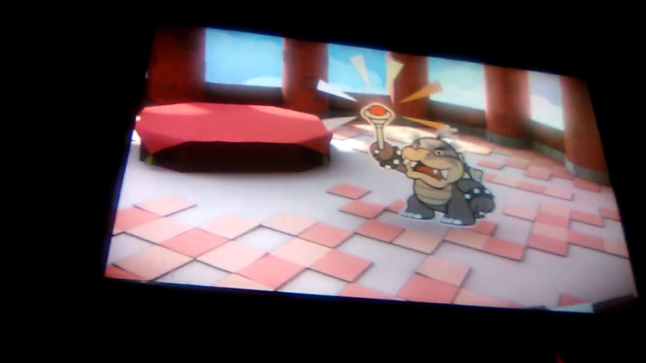 Paper Mario Color Splash Part 1 Fighting Morton - YouTube