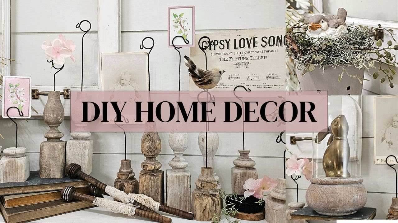 creating unique pieces of home decor from thrift store items • rustic ...