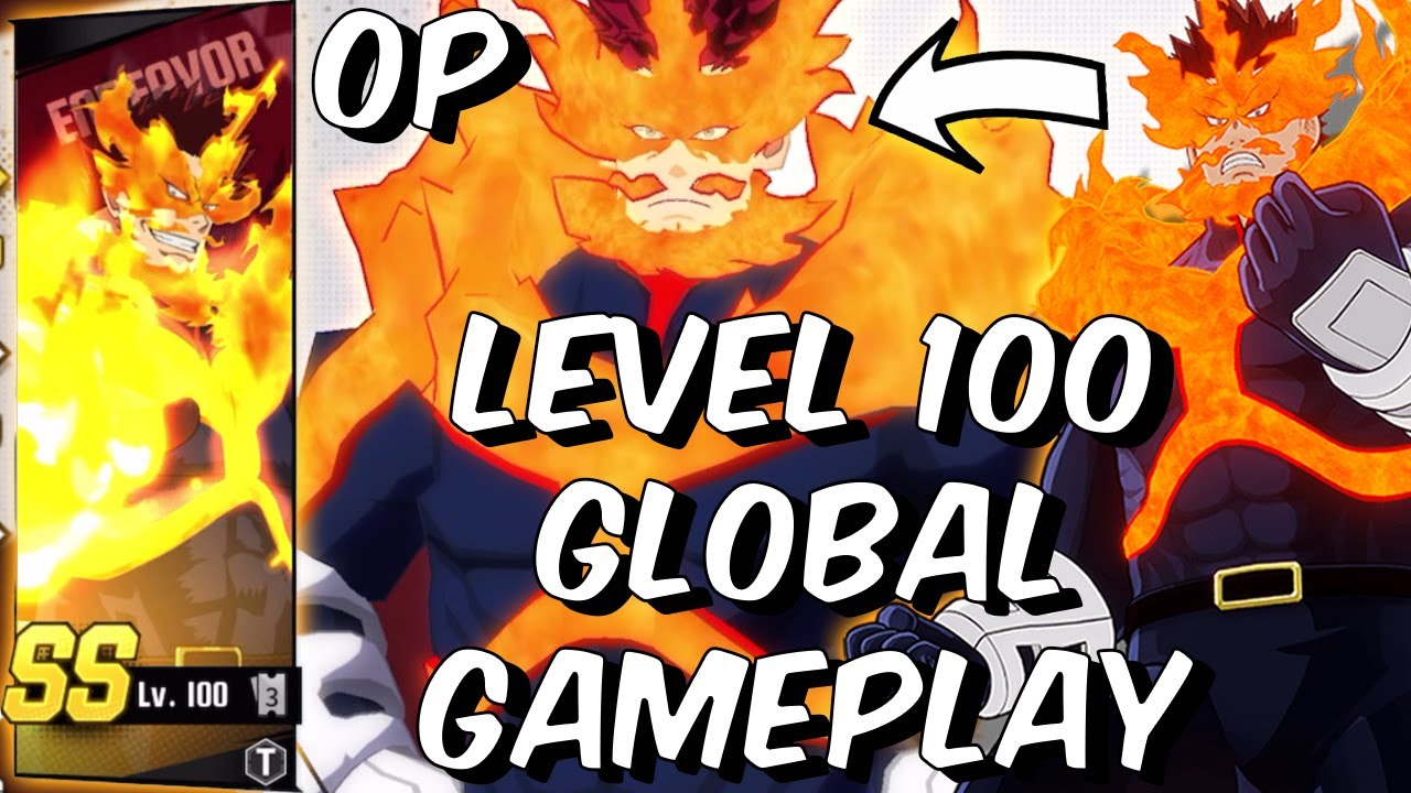 Level 100 Endeavour Global Gameplay - HE IS ACTUALLY BROKEN!! - My Hero ...