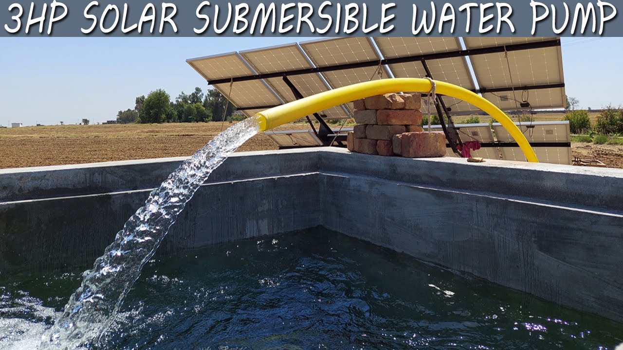 Solar Submersible Water Pump | 3Hp 3phase Solar Submersible Pump | 12 ...