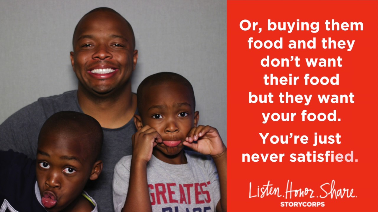 Two very curious brothers ask their dad some outlandish questions ...