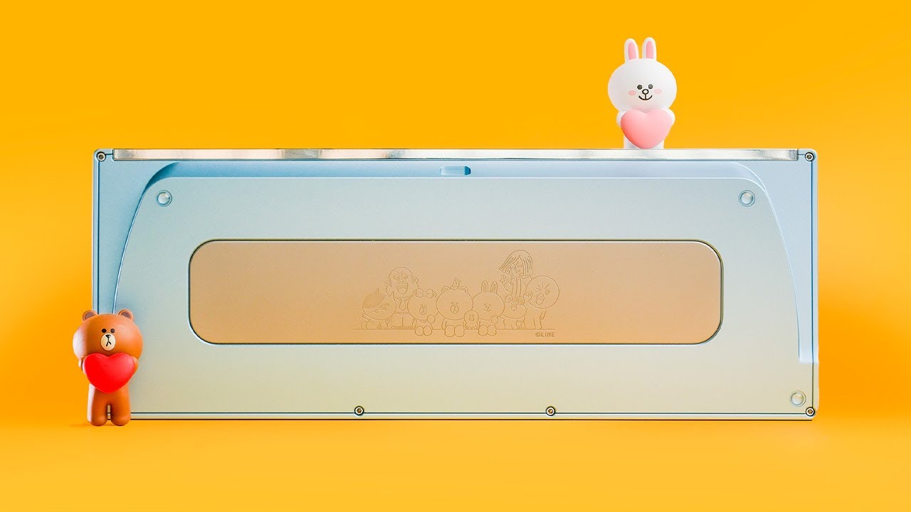 A Line Friends Custom Keyboard? - YouTube