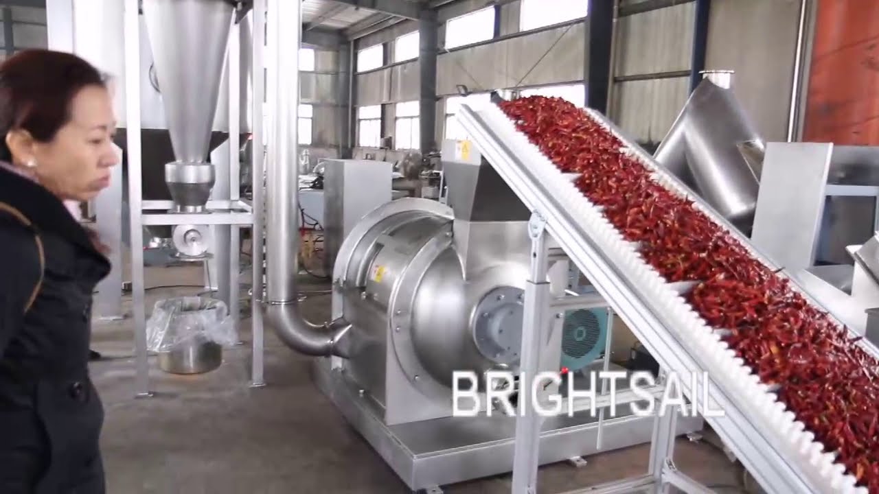 Video of Spice Powder Production Line- sales009@brightsail-asia.com ...