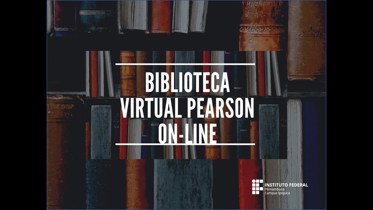 Primeiro Acesso à Biblioteca Virtual Pearson - YouTube