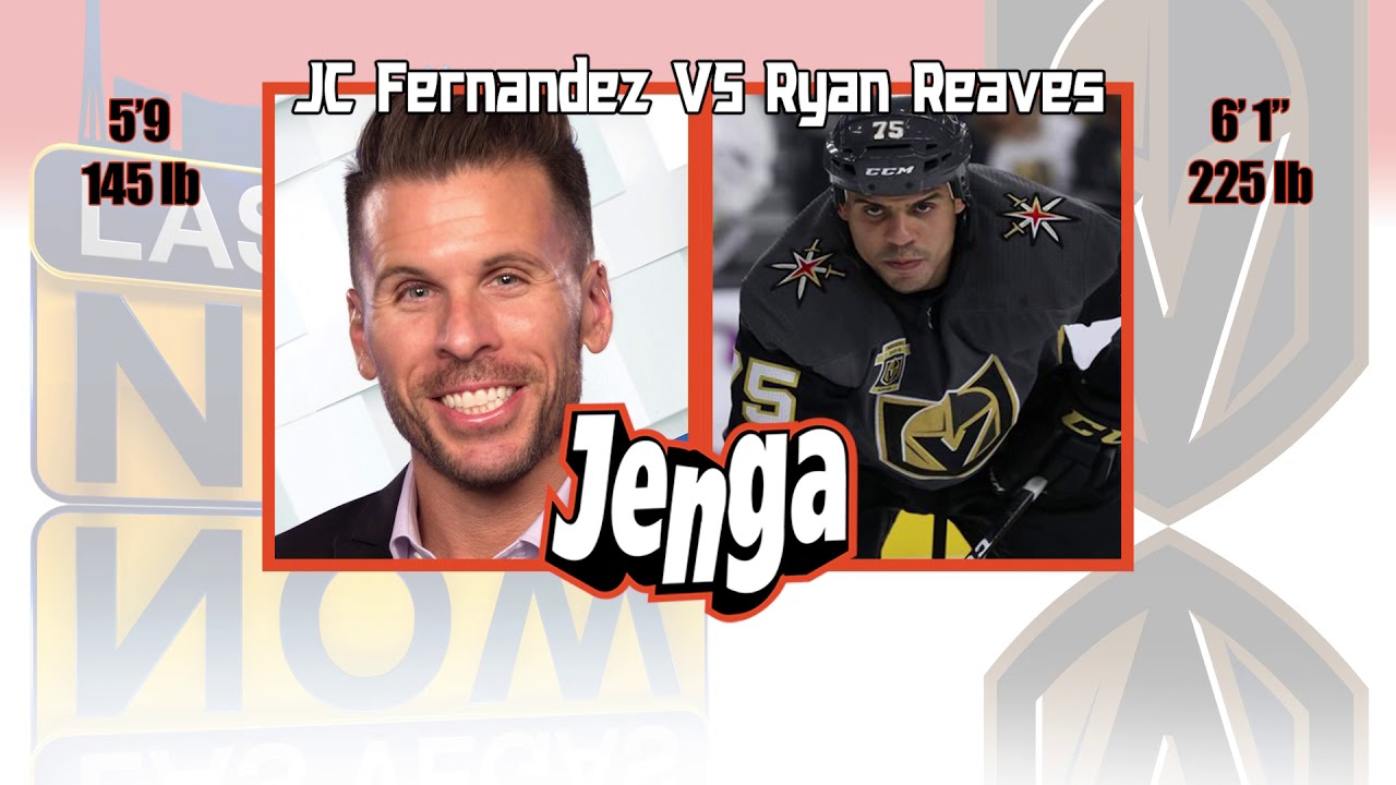 Beer Tasting And Jenga With Ryan Reaves - Vegas Golden Knights - YouTube