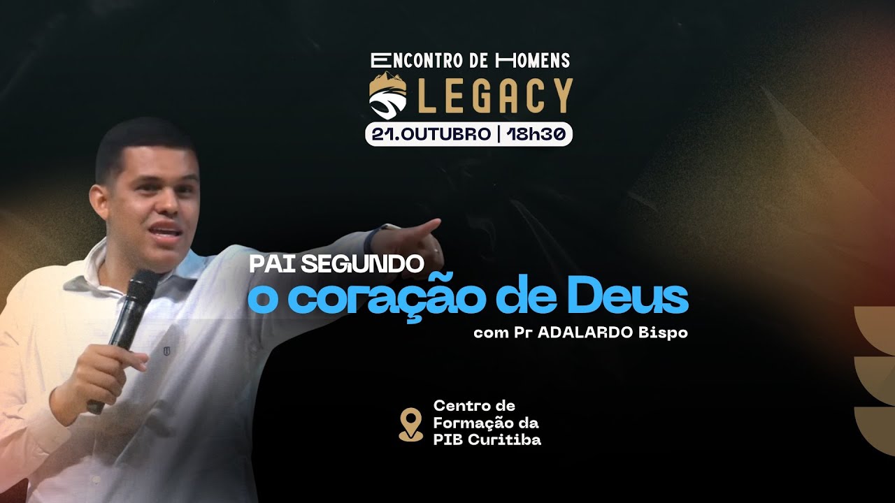 Pai Segundo o Coração de Deus - Pr Adalardo Bispo | 14/10/2024 - YouTube