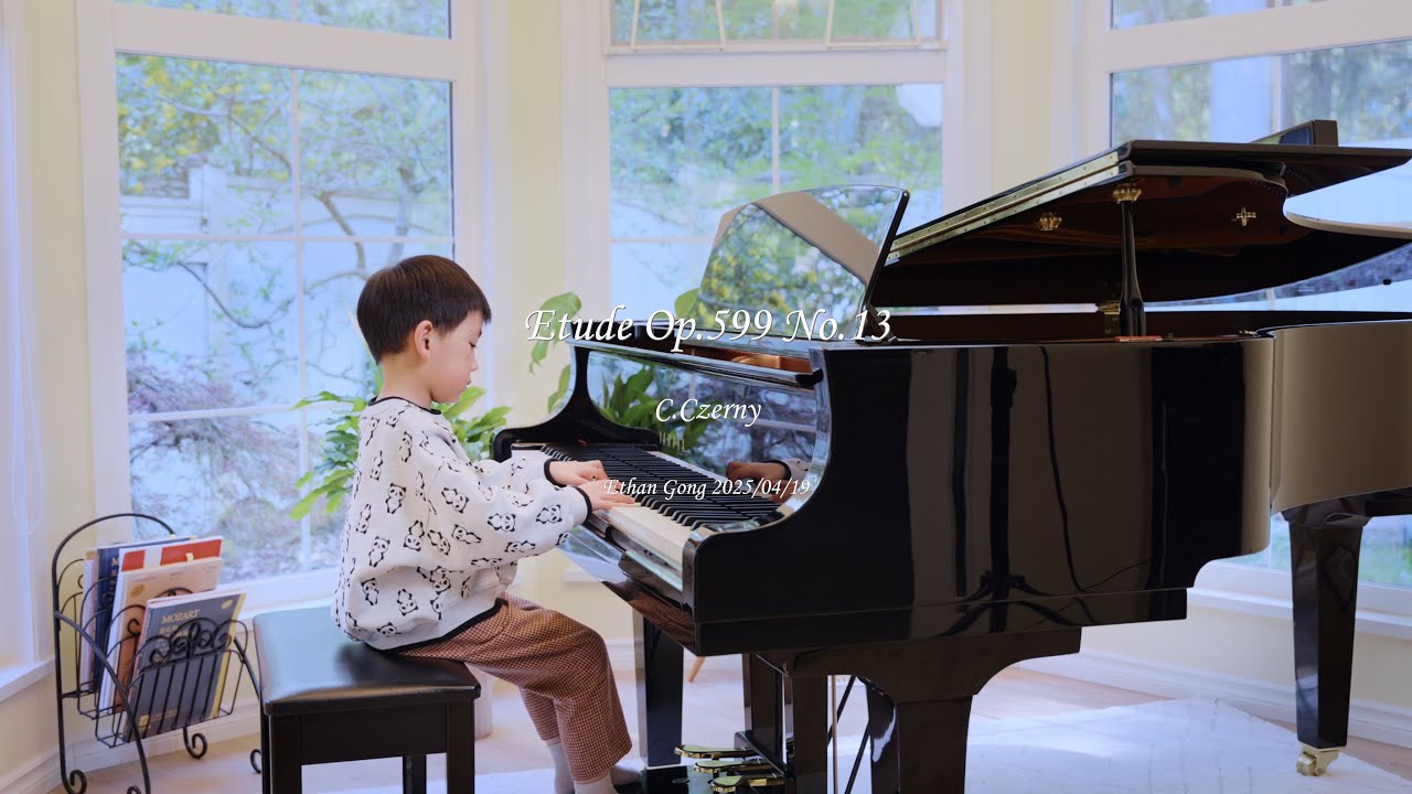 Ethan Gong - Etude Op.599 No.13 by Czerny - YouTube