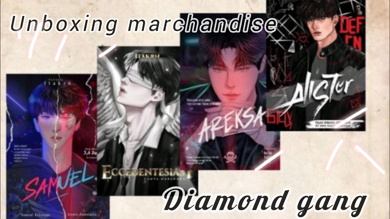 🎀unboxing marchandise ~DIAMOND GANG NEW VERSION~📚‼️ - YouTube