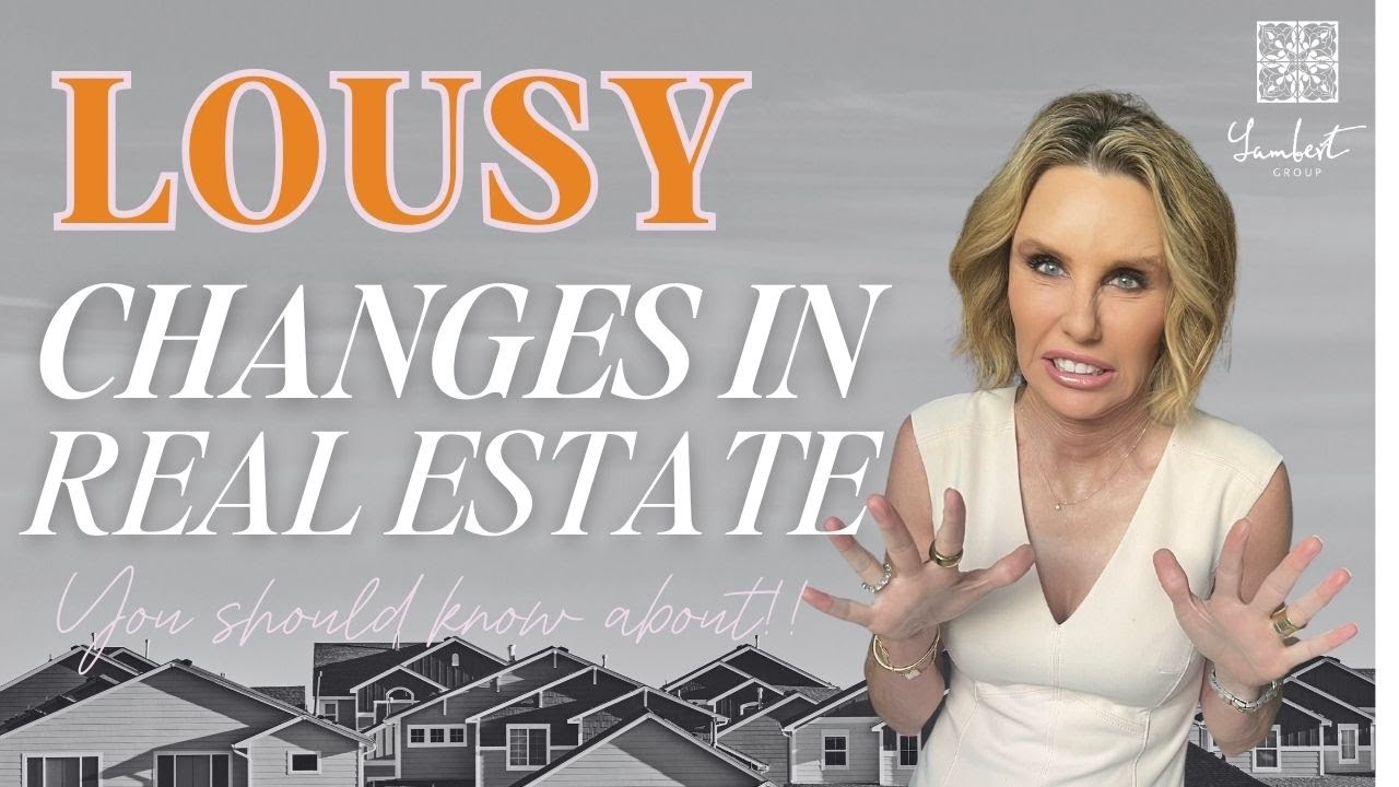 Lousy Changes Shaking Up Real Estate Right now! Audra Lambert - YouTube