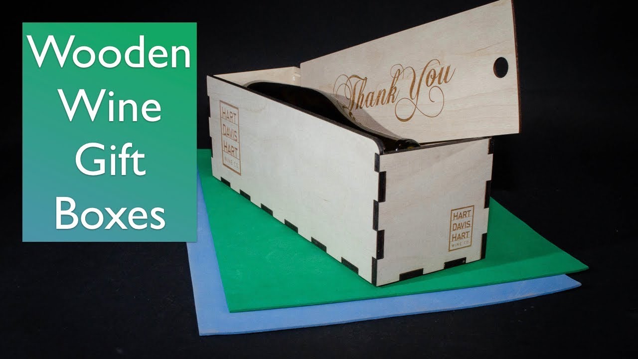 Wooden Wine Box - sample for HDH Wines - YouTube